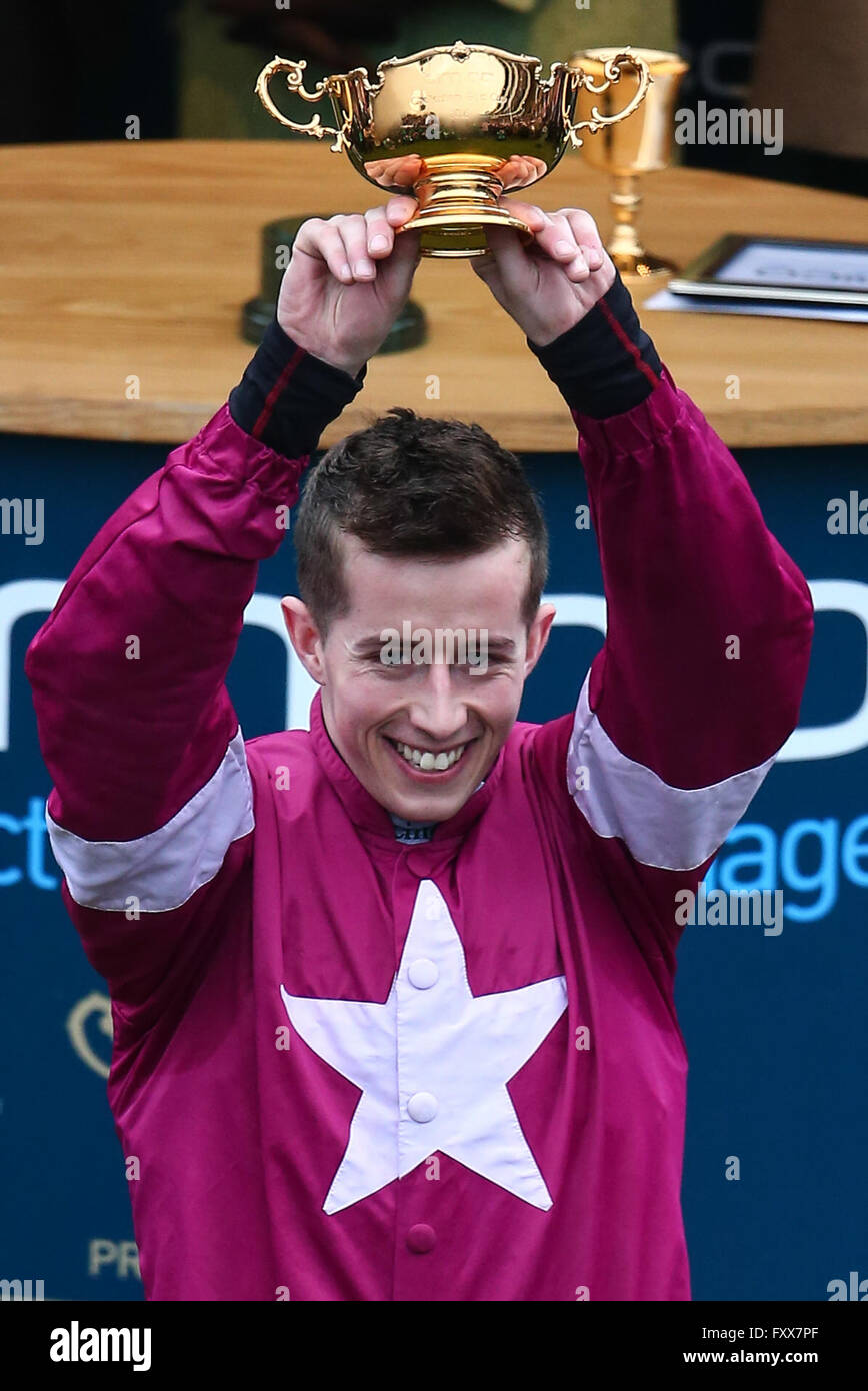 Brian Cooper with the trophy after he and Don Cossack won this year's ...