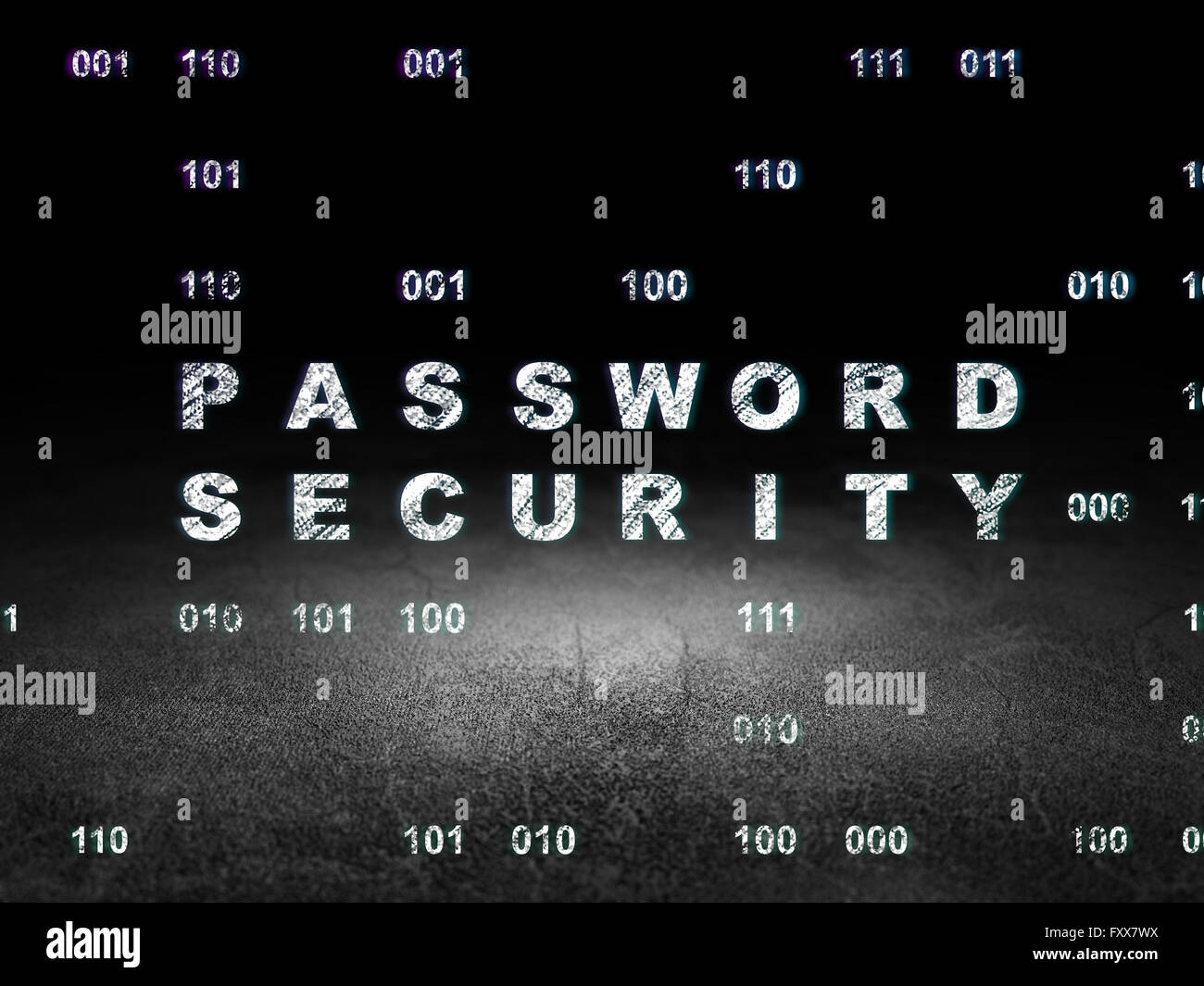 Privacy concept: Password Security in grunge dark room Stock Photo - Alamy