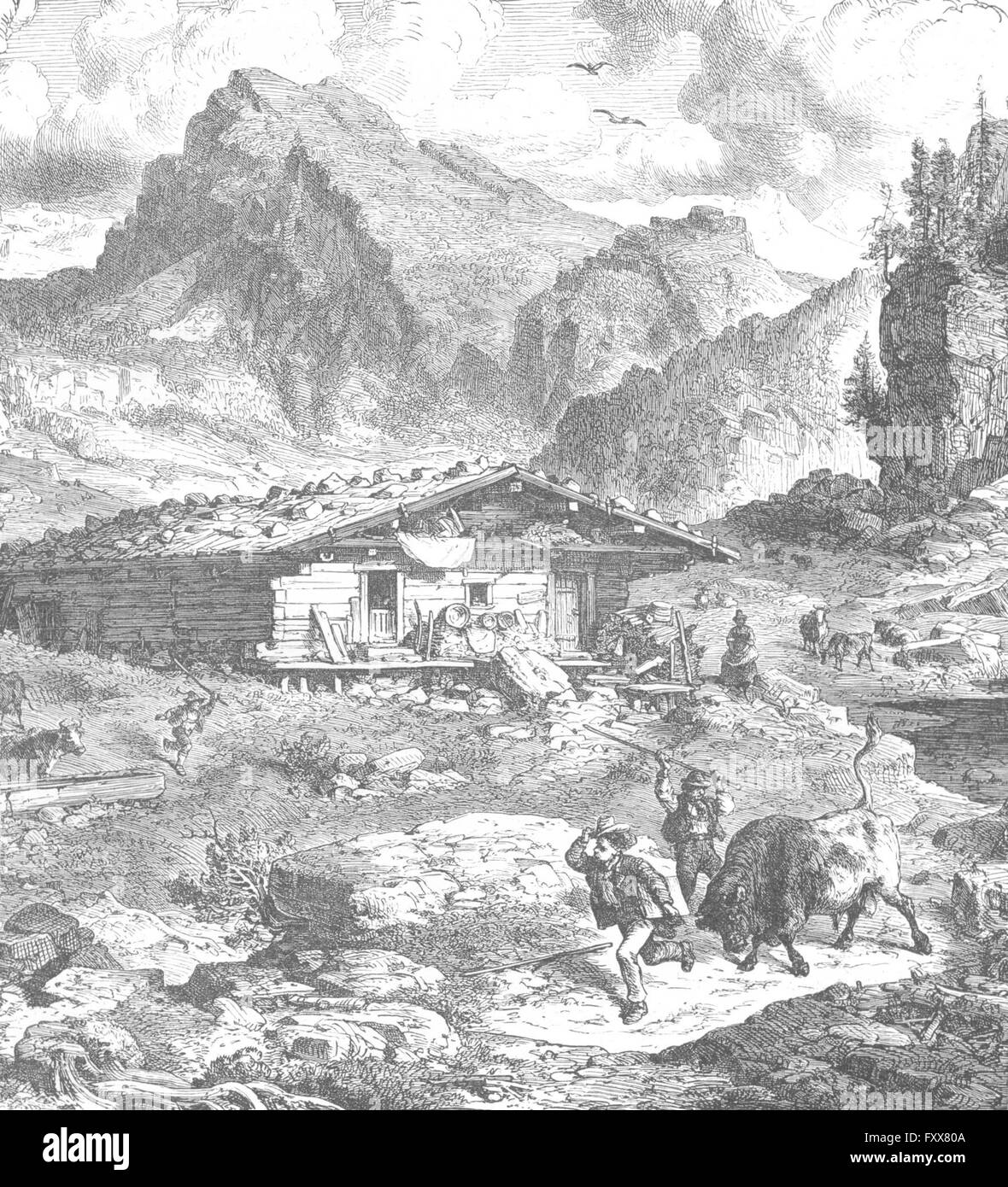 Switzerland map mountains Black and White Stock Photos & Images - Alamy