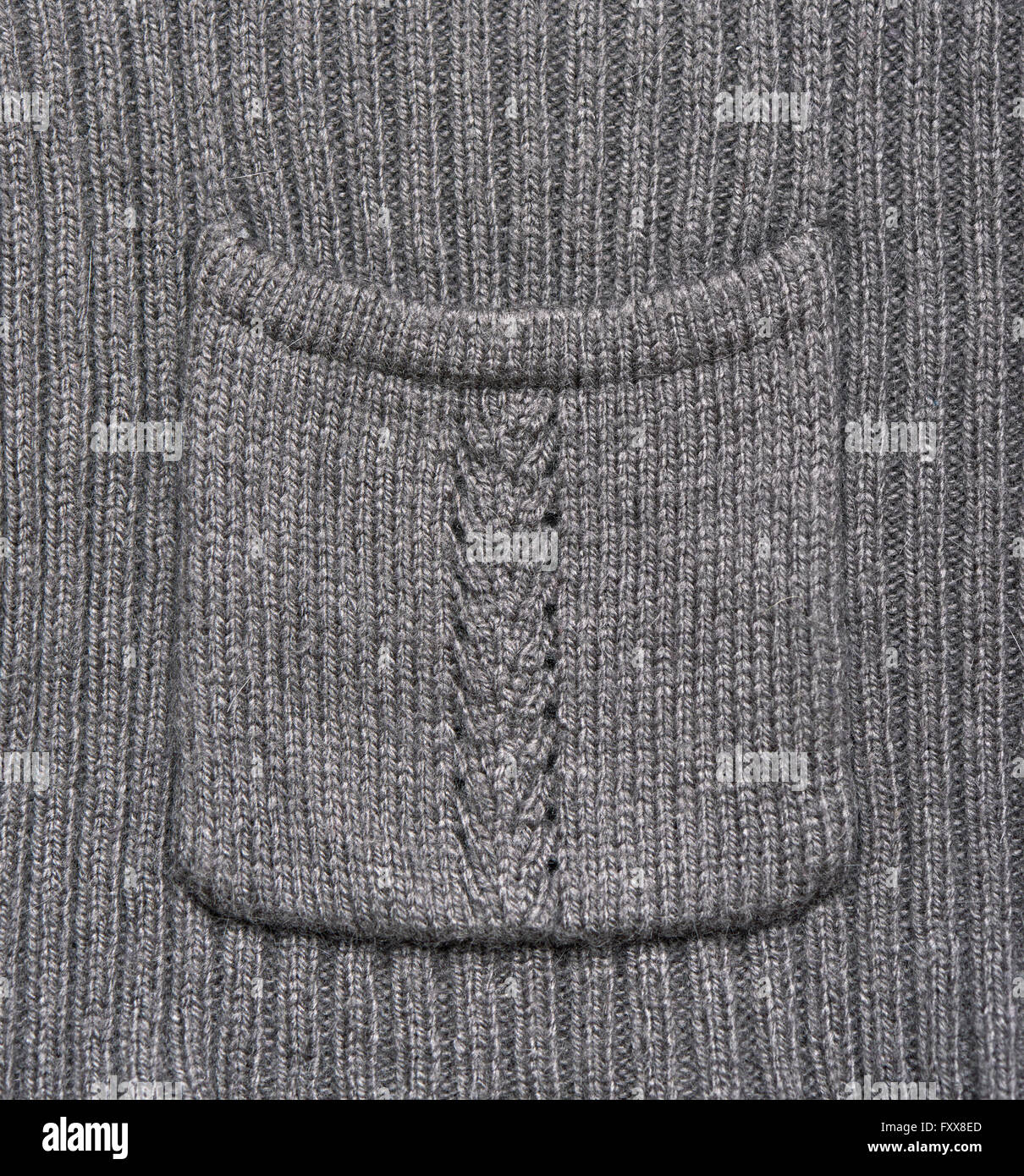 grey knitted wool pocket macro photo, texture background Stock Photo ...