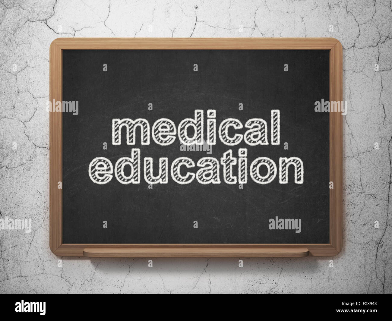 Learning concept: Medical Education on chalkboard background Stock ...