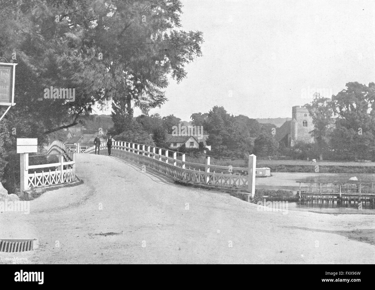 Goring bridge Black and White Stock Photos & Images - Alamy