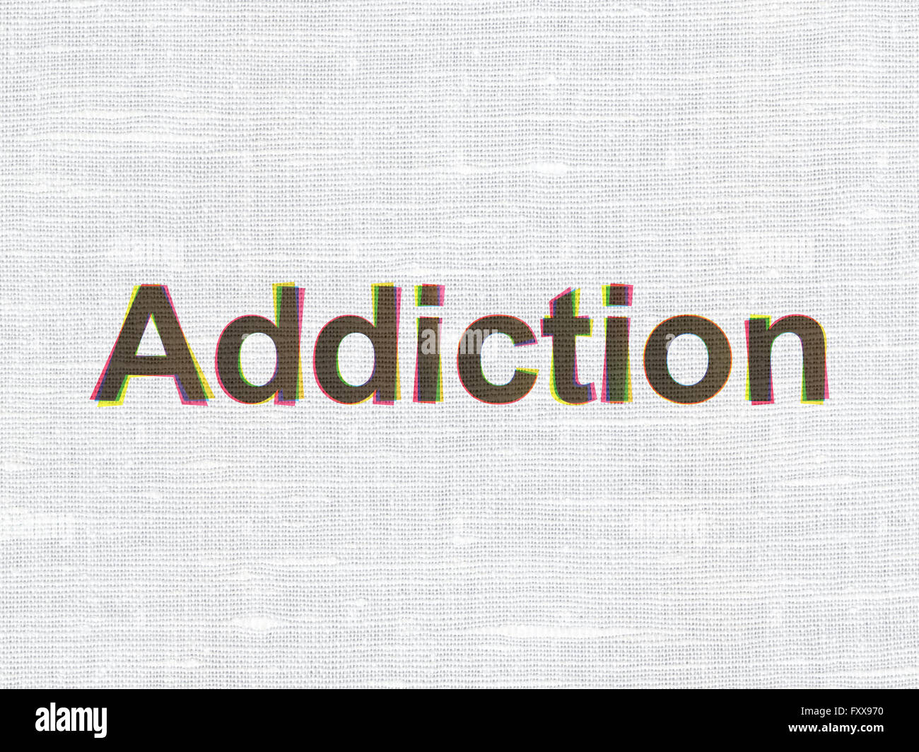 Health concept: Addiction on fabric texture background Stock Photo - Alamy