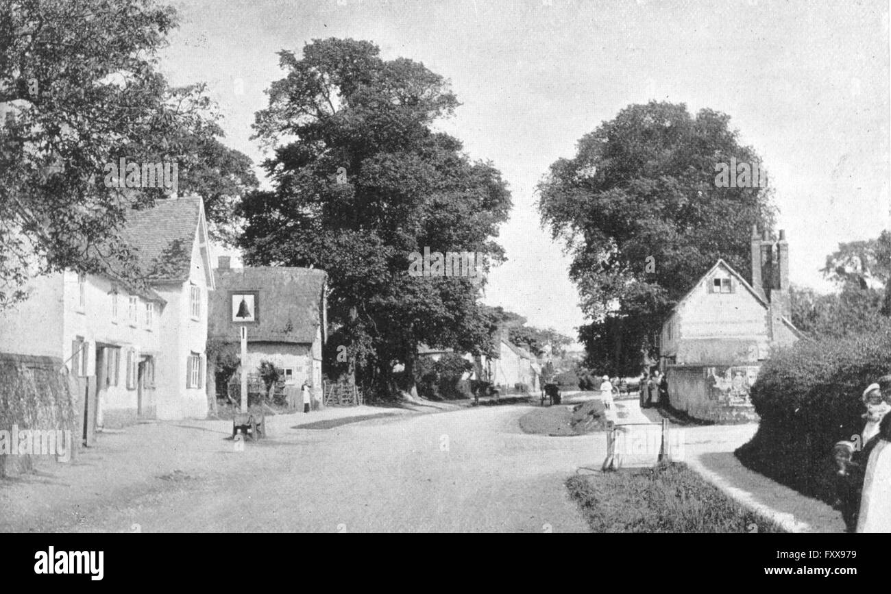 OXON: Crowmarsh village, antique print 1897 Stock Photo - Alamy