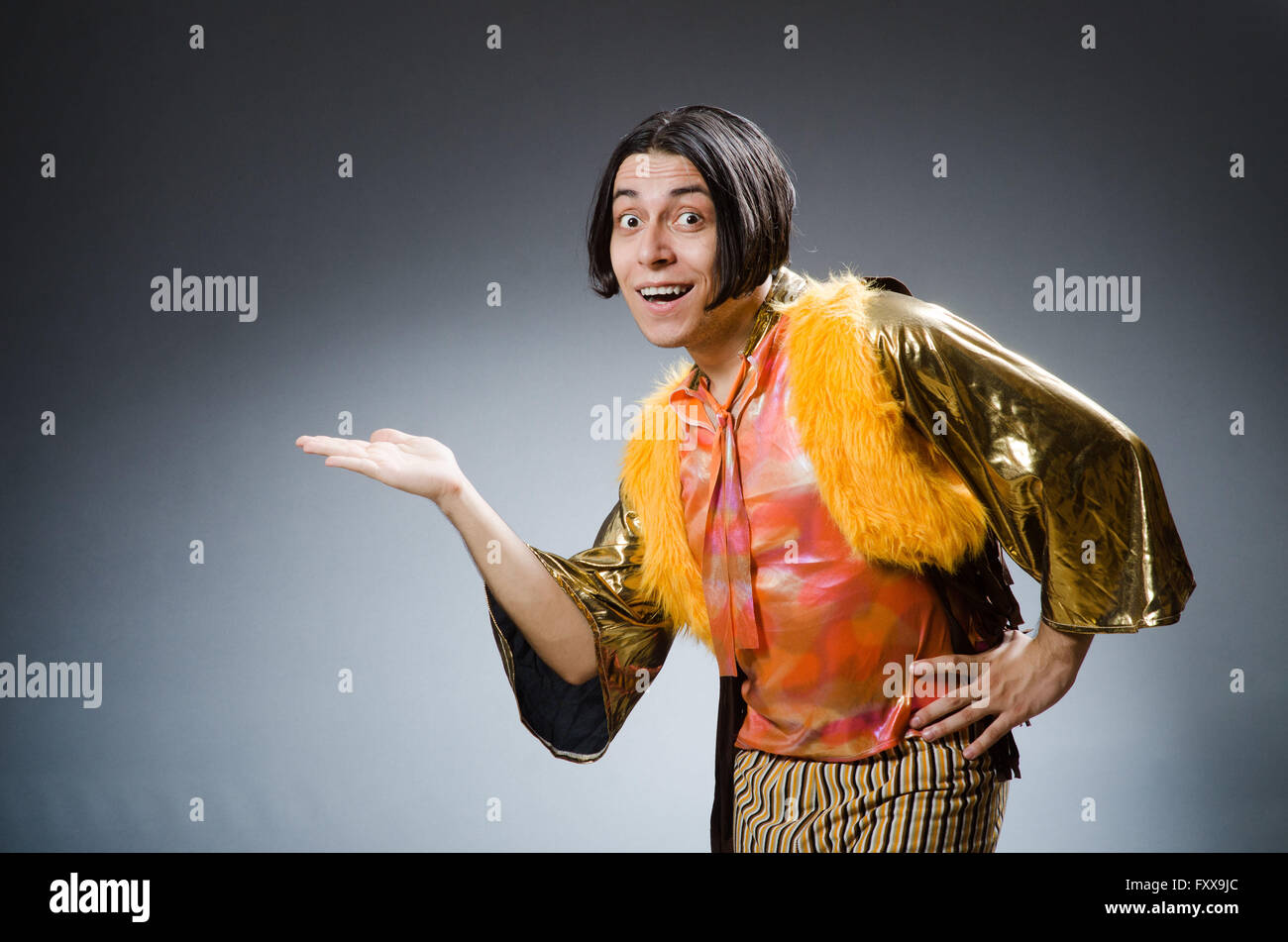 Young man in funny concept Stock Photo - Alamy