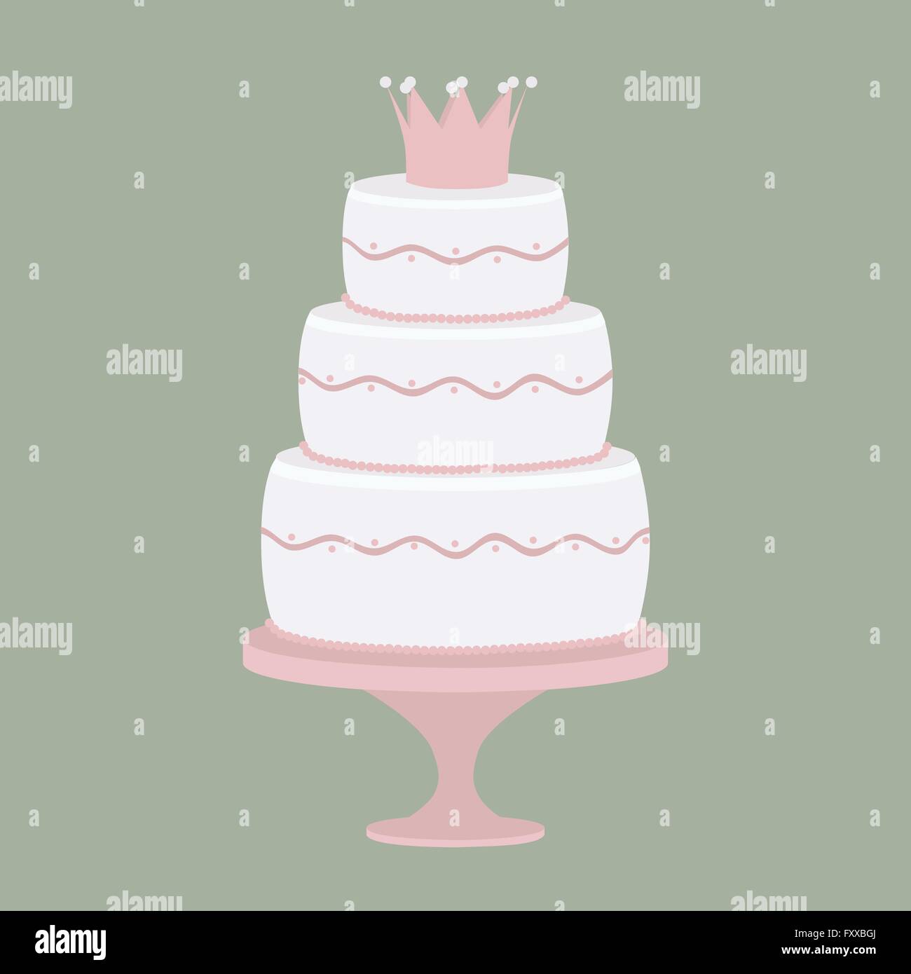 Princess bakery Stock Vector Images - Alamy