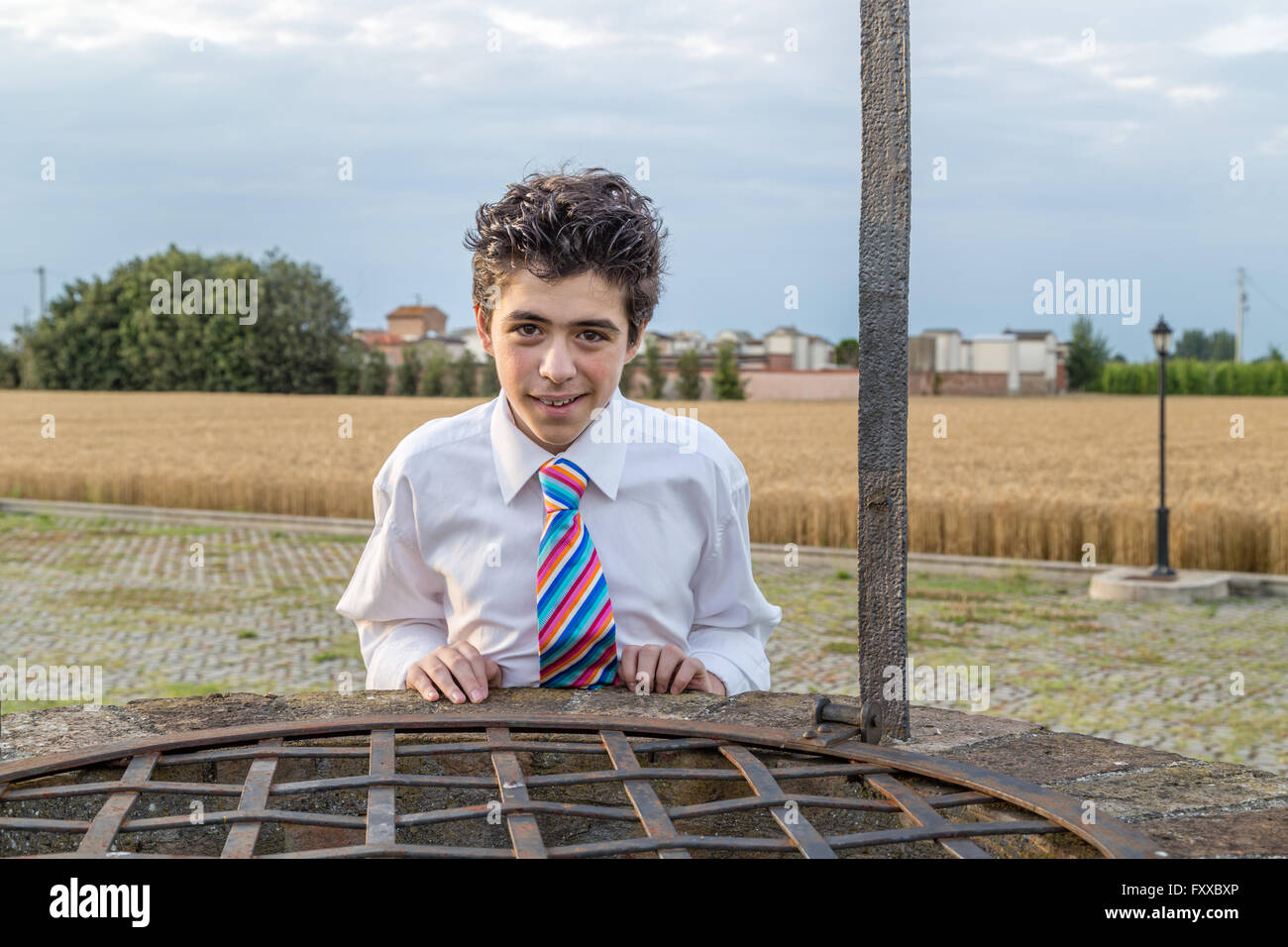 Boy in the well hi-res stock photography and images - Alamy