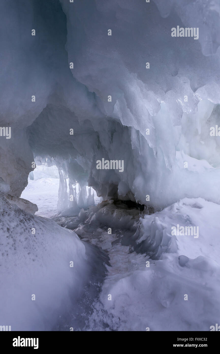 Snow caves of ice Stock Photo - Alamy