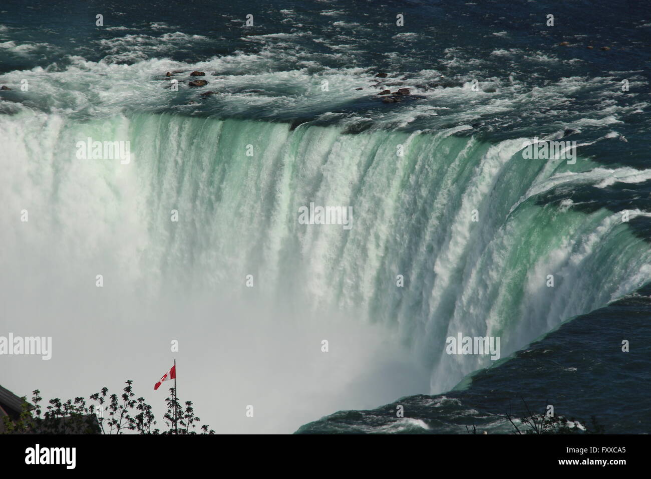 Water flow in the Niagara Falls, Ontario, Canada Stock Photo - Alamy