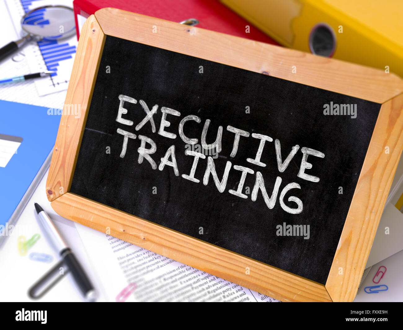 Executive Training Concept Hand Drawn on Chalkboard Stock Photo - Alamy