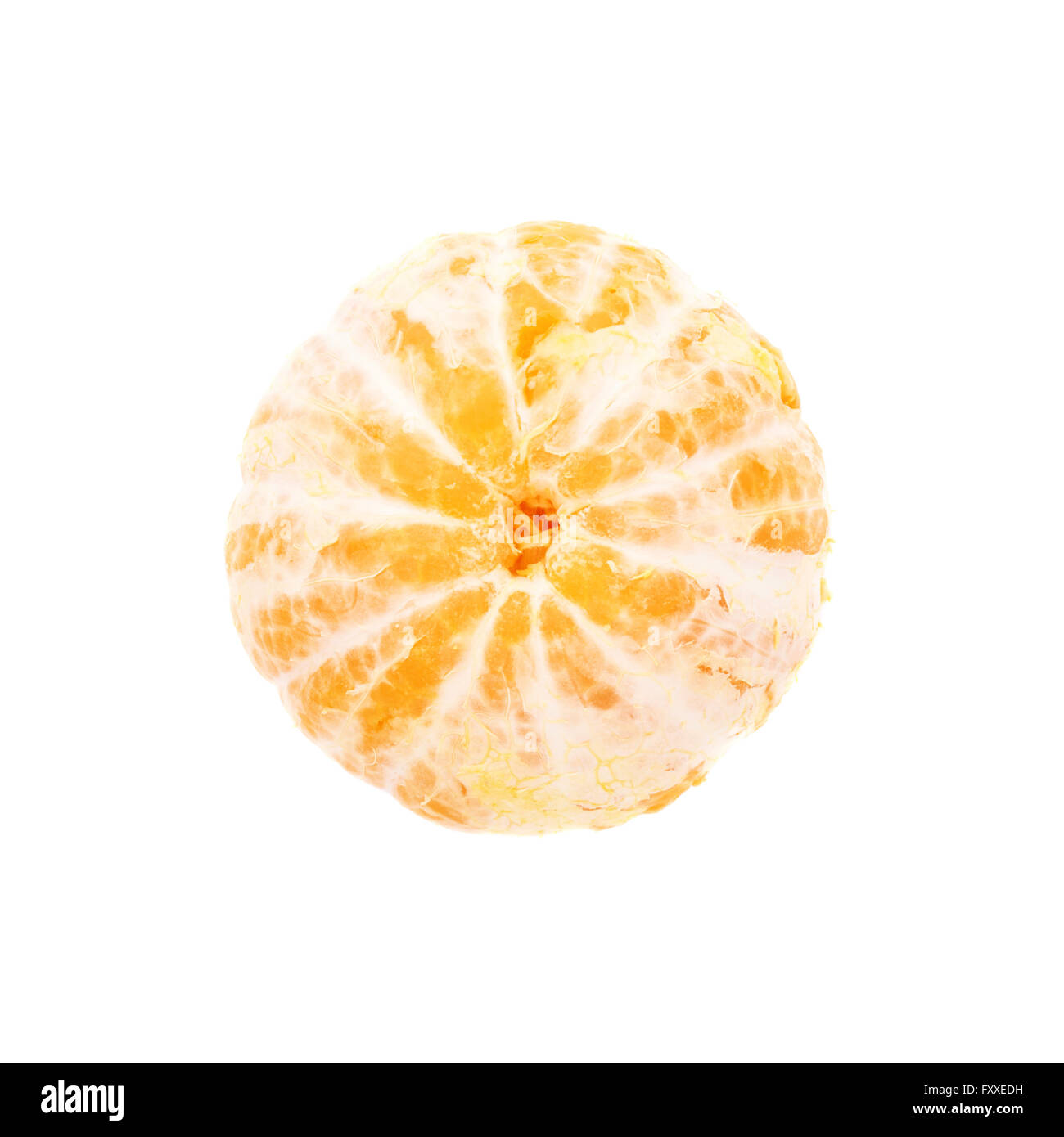 Fresh juicy tangerine fruit isolated over the white background Stock ...