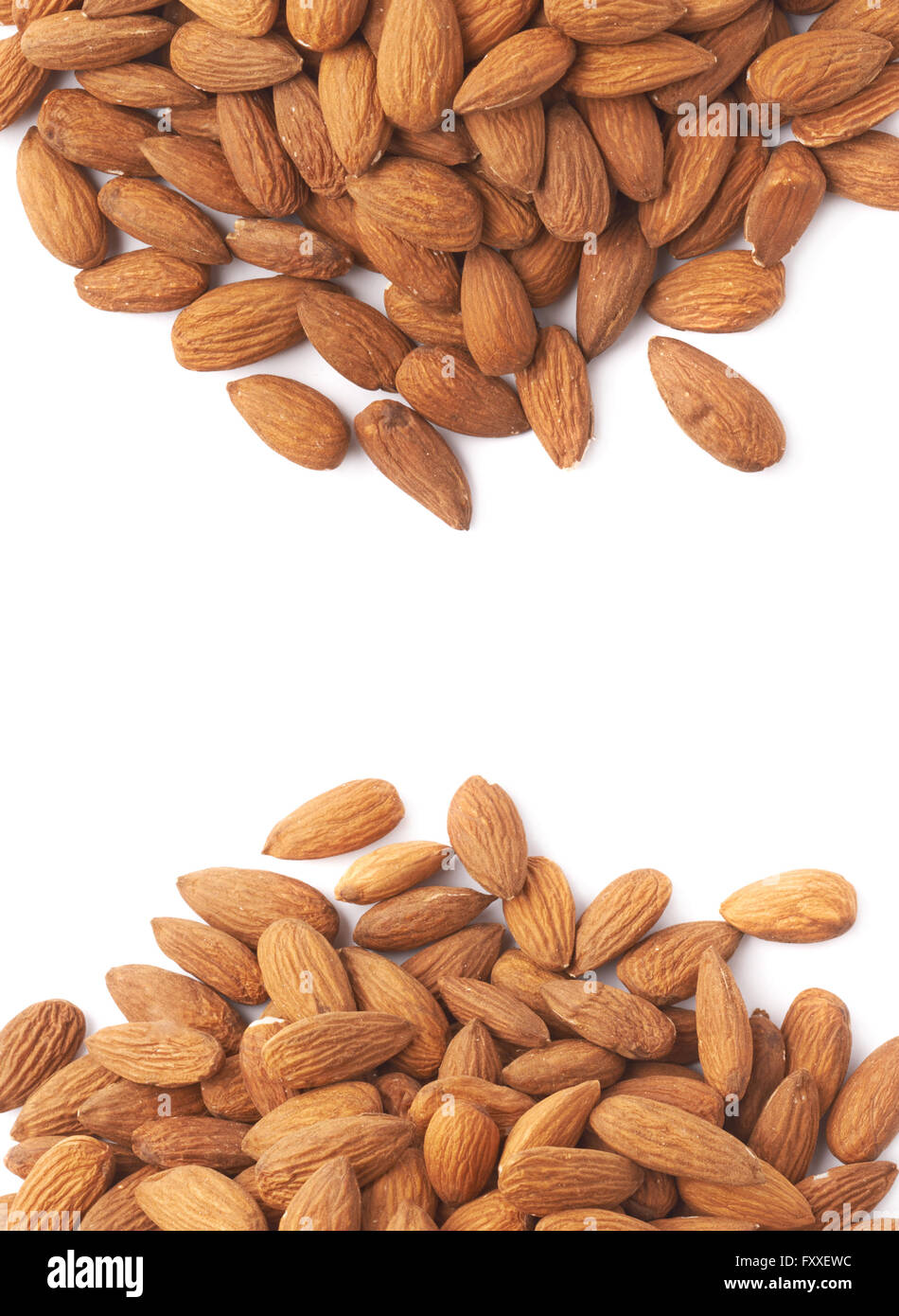 Almond seeds composition Stock Photo - Alamy