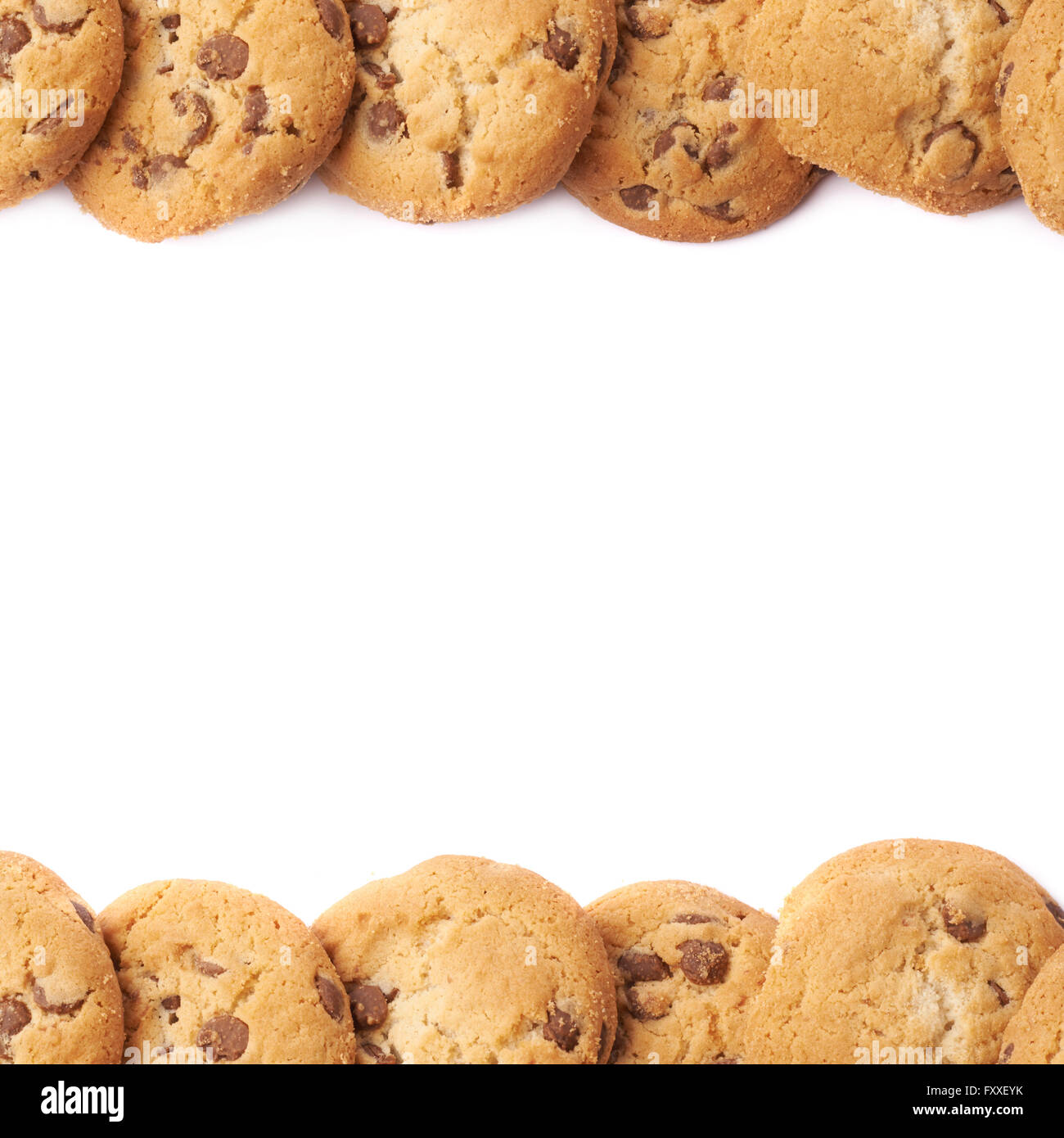 Borders made of cookies isolated Stock Photo - Alamy