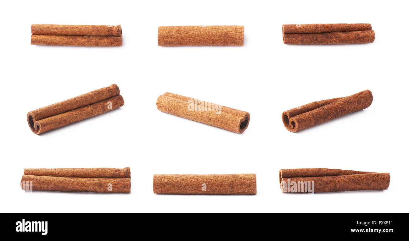 Multiple single cinnamon sticks Stock Photo - Alamy