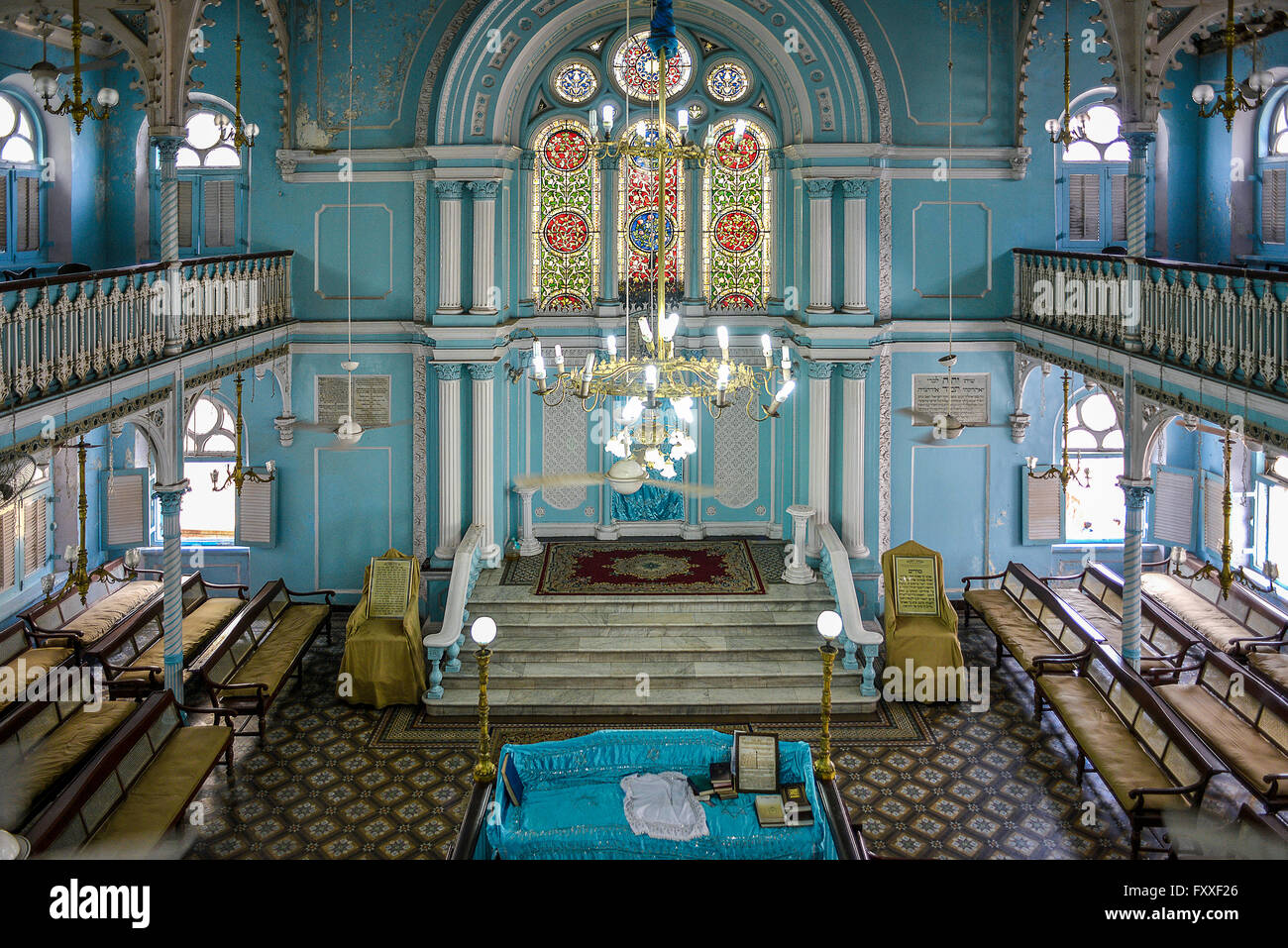 India Mumbai Bombay Knesset Eliyahoo Synagogue Stock Photo - Alamy