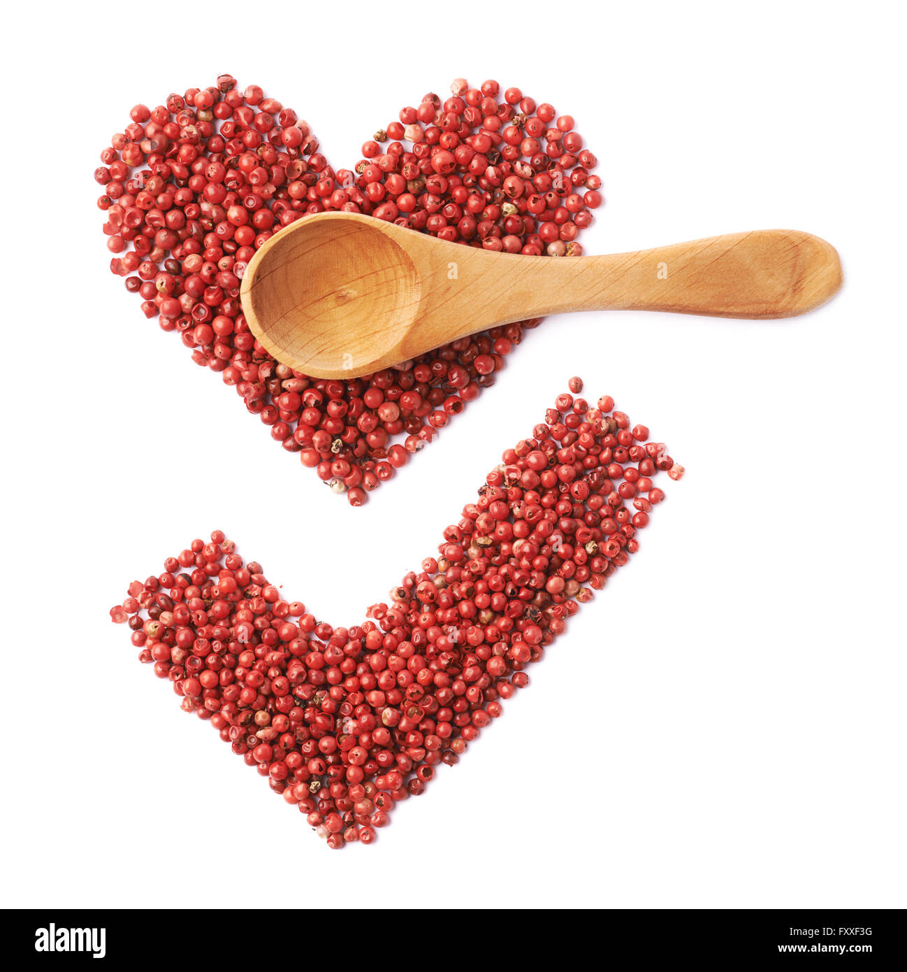 Chili pepper heart shape Cut Out Stock Images & Pictures - Alamy
