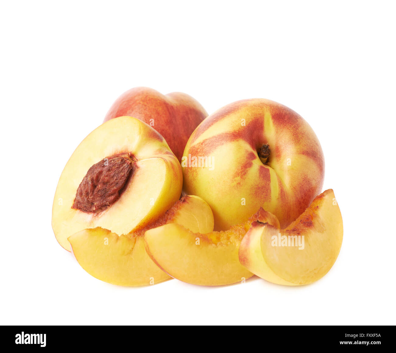 Ripe fruit segment stone hi-res stock photography and images - Alamy