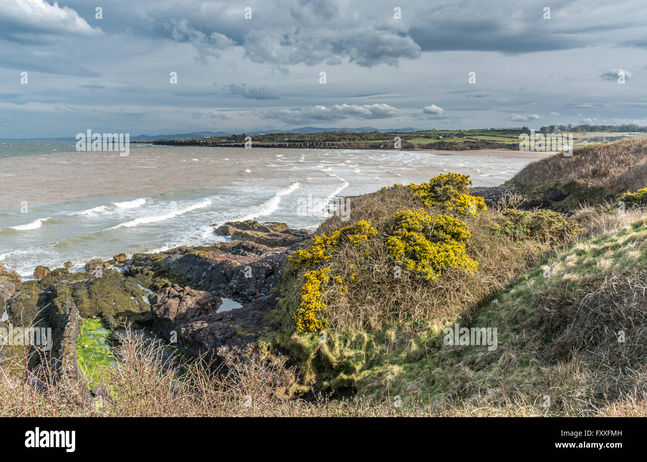 Sea view across Lligwy Bay, Anglesey Stock Photo - Alamy