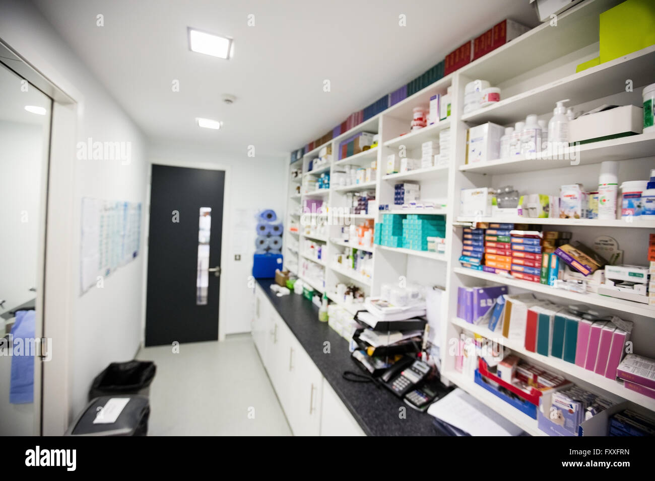 View of medicine on a shelf Stock Photo - Alamy