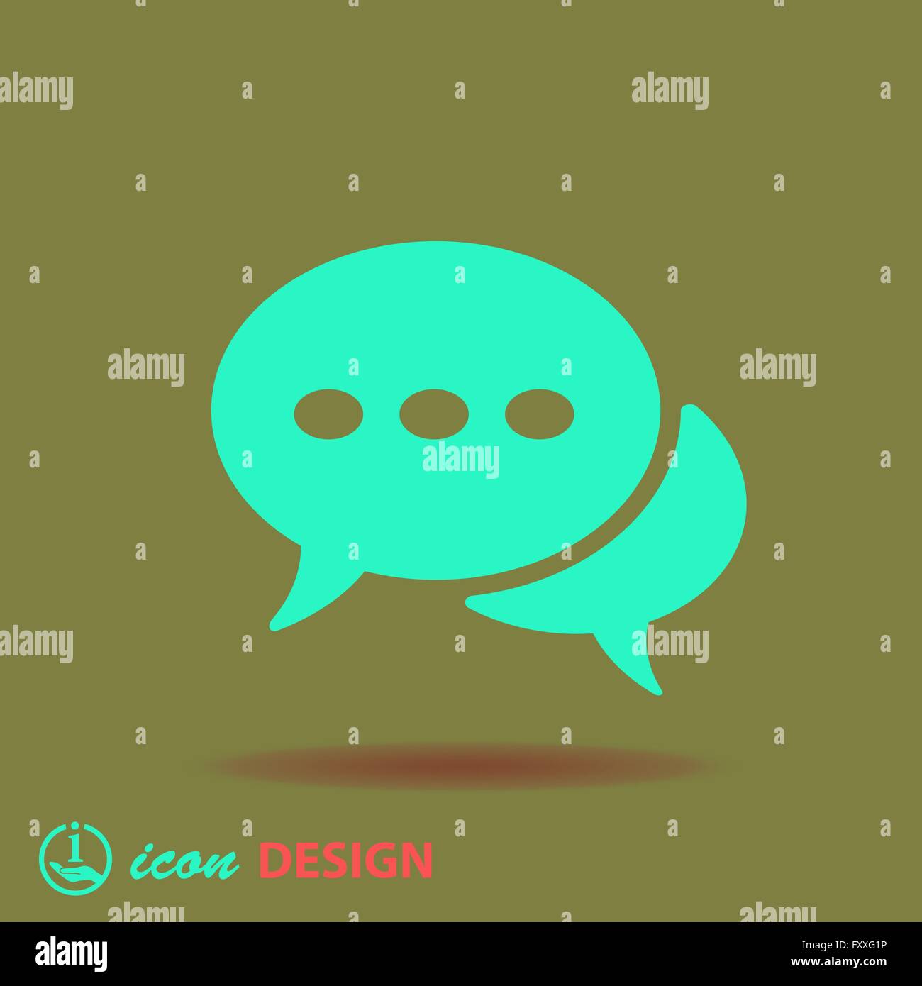 Pictograph of message or chat Stock Vector Image & Art - Alamy