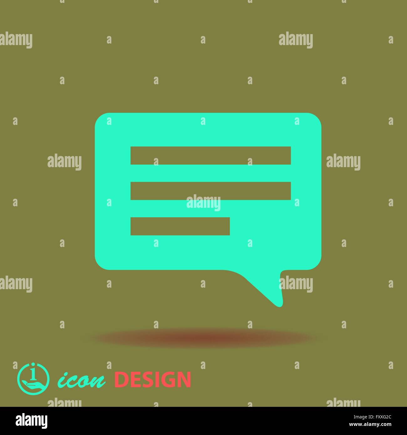 Pictograph of message or chat Stock Vector Image & Art - Alamy