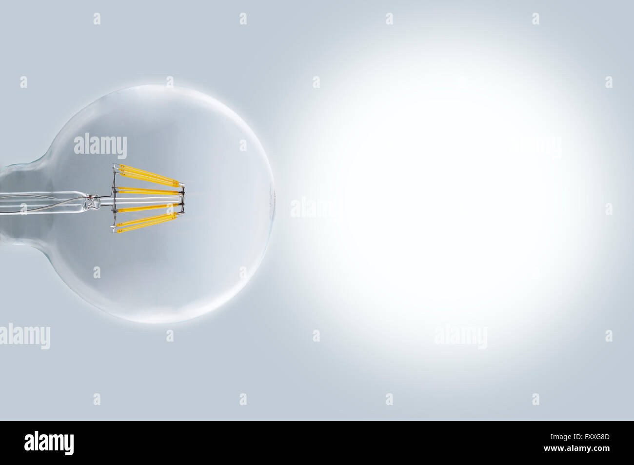 led lamp creative background Stock Photo - Alamy