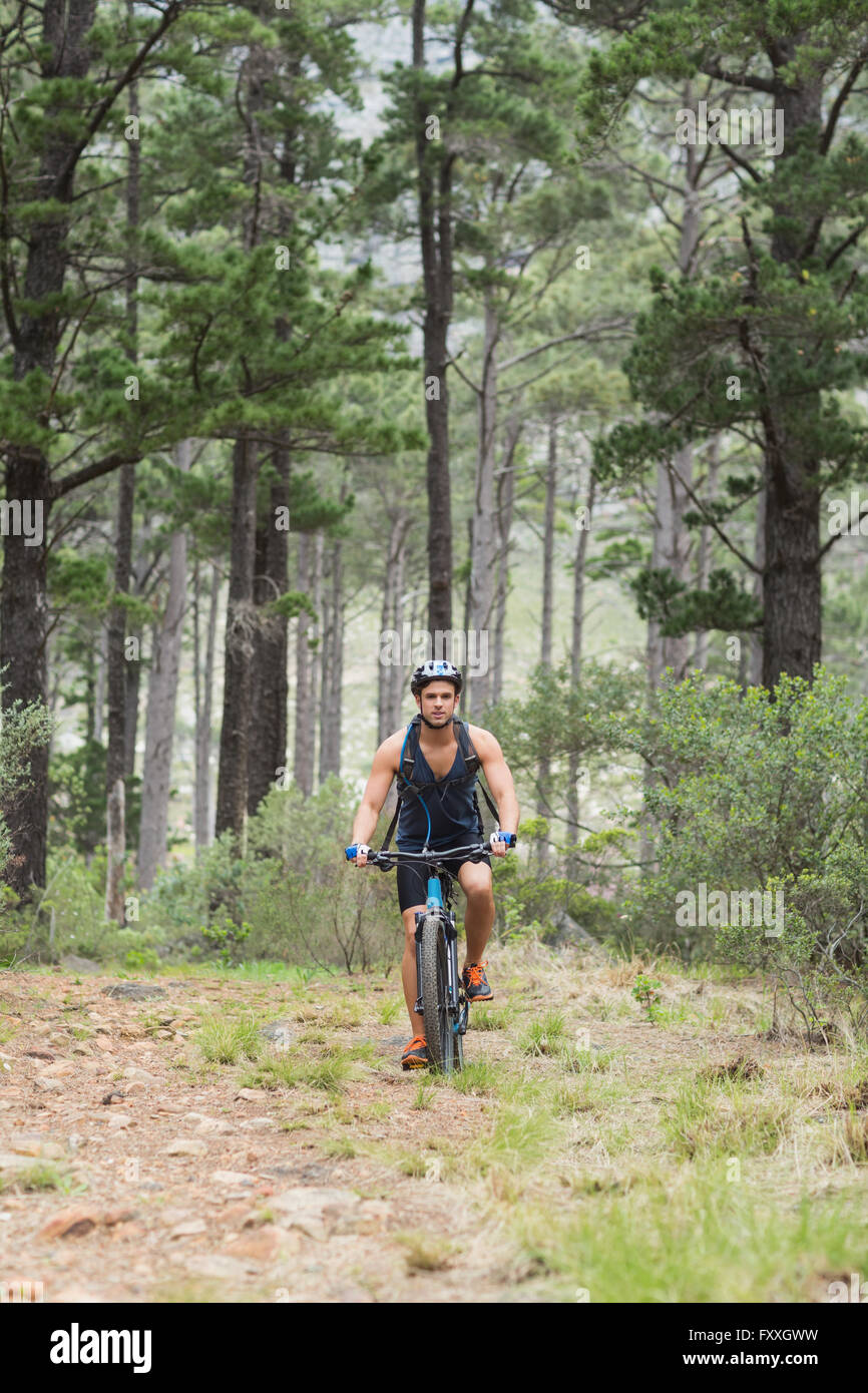 Man riding bike hi-res stock photography and images - Alamy