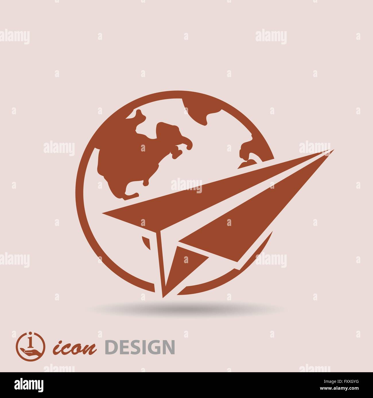 Pictograph of airplane Stock Vector Image & Art - Alamy