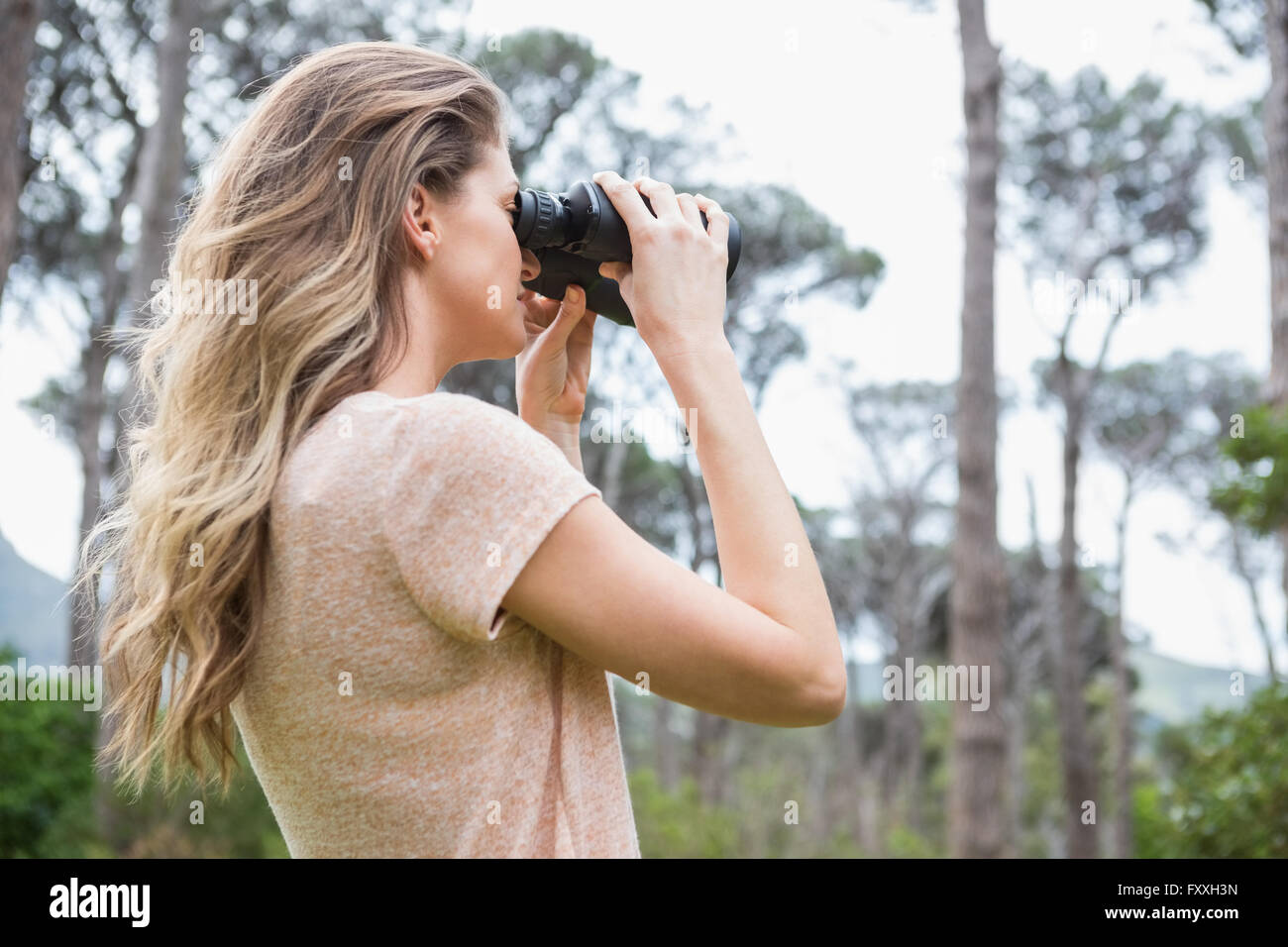 Observing sky with binoculars hi-res stock photography and images - Alamy
