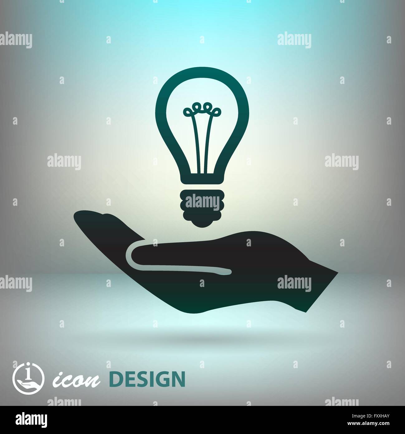 Pictograph of light bulb Stock Vector Image & Art - Alamy