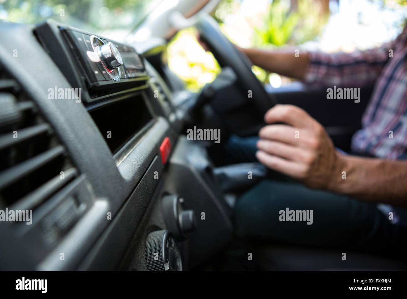 Man driving a car Stock Photo - Alamy