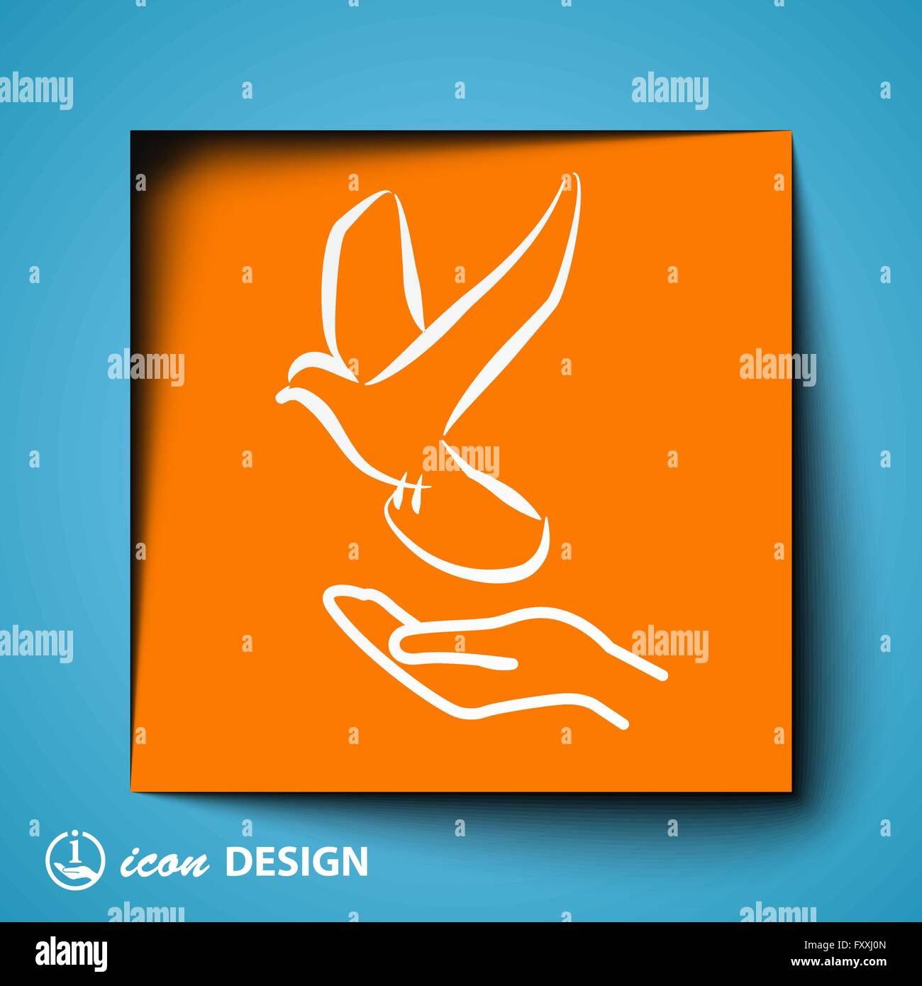 Pictograph of bird Stock Vector Image & Art - Alamy