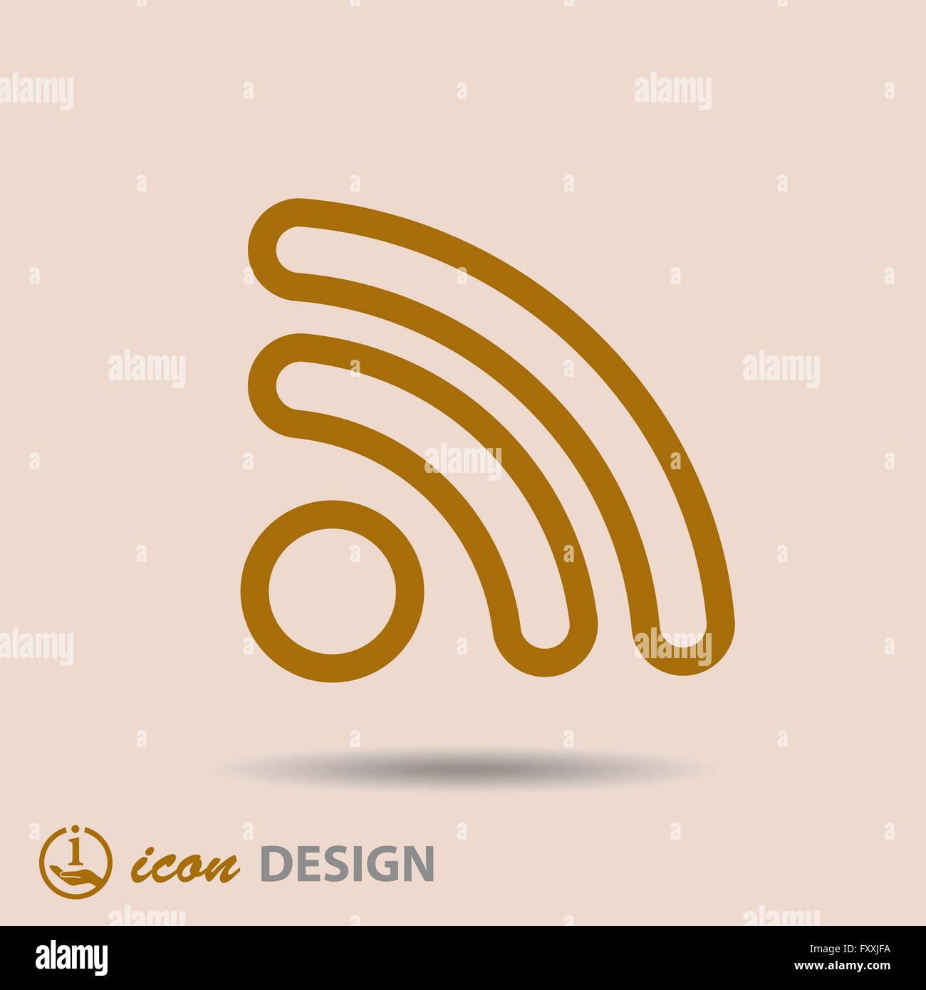 Pictograph of RSS Stock Vector Image & Art - Alamy