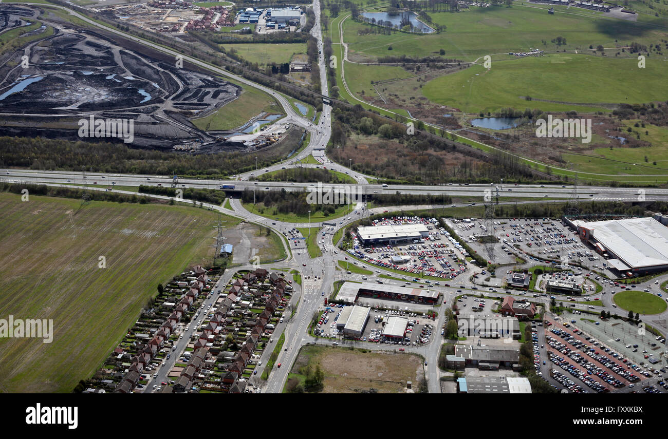 M62 junction 32 hi-res stock photography and images - Alamy