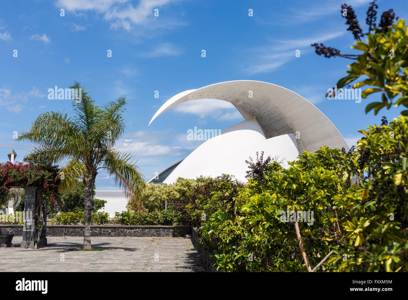 The Auditorio Adan Martin auditorium built by architect Santiago ...