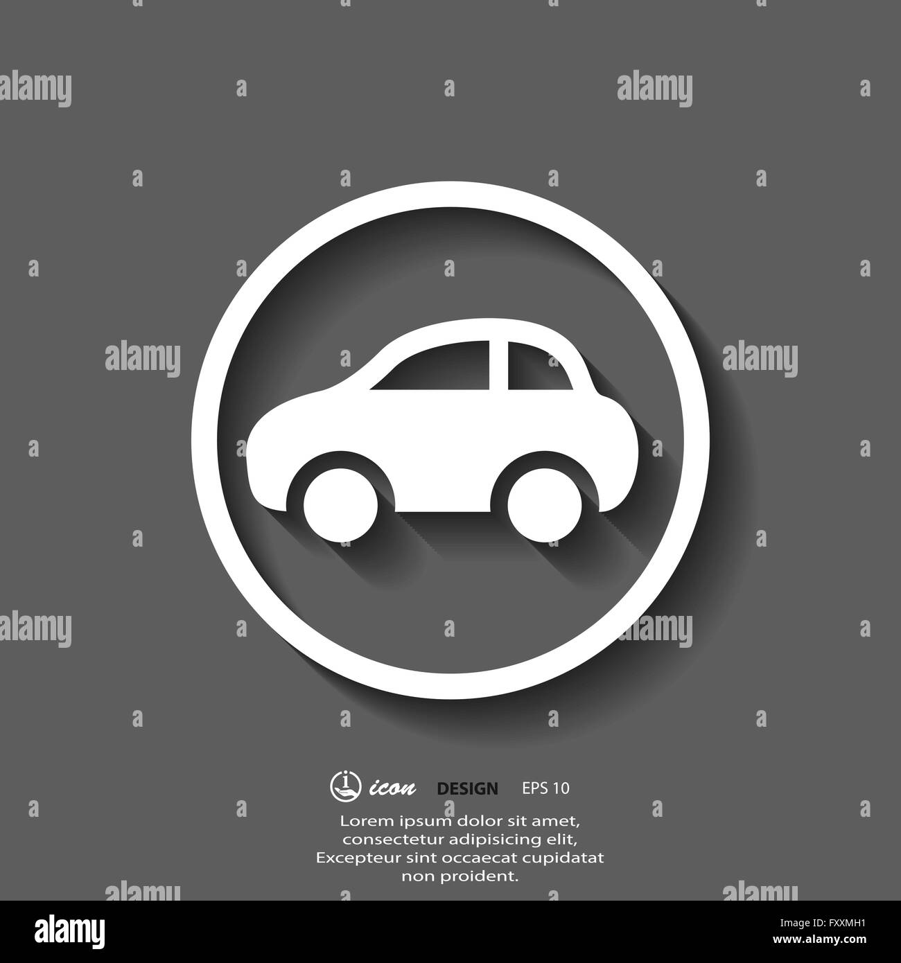 Pictograph of car Stock Vector Image & Art - Alamy