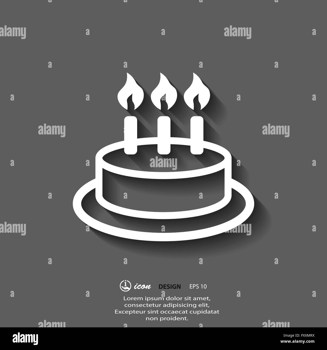 Pictograph of cake Stock Vector Image & Art - Alamy