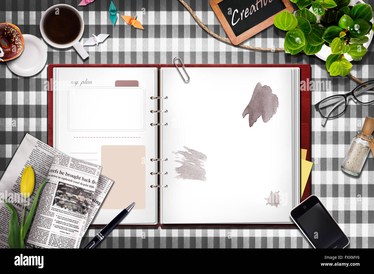 In my desk Stock Photo - Alamy