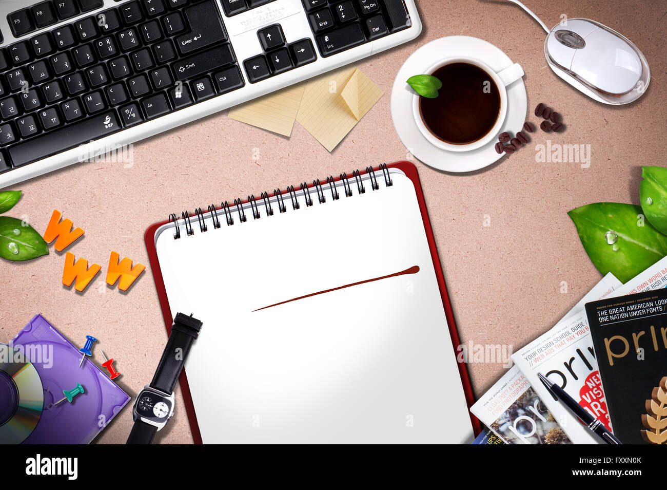 In my desk Stock Photo - Alamy