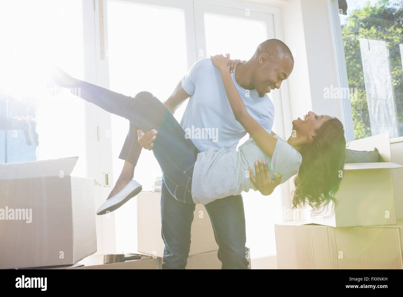 Lifting arms hi-res stock photography and images - Alamy