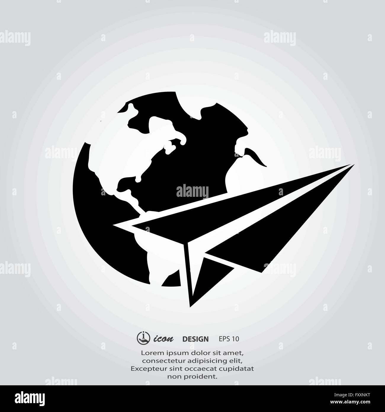 Pictograph of airplane Stock Vector Image & Art - Alamy