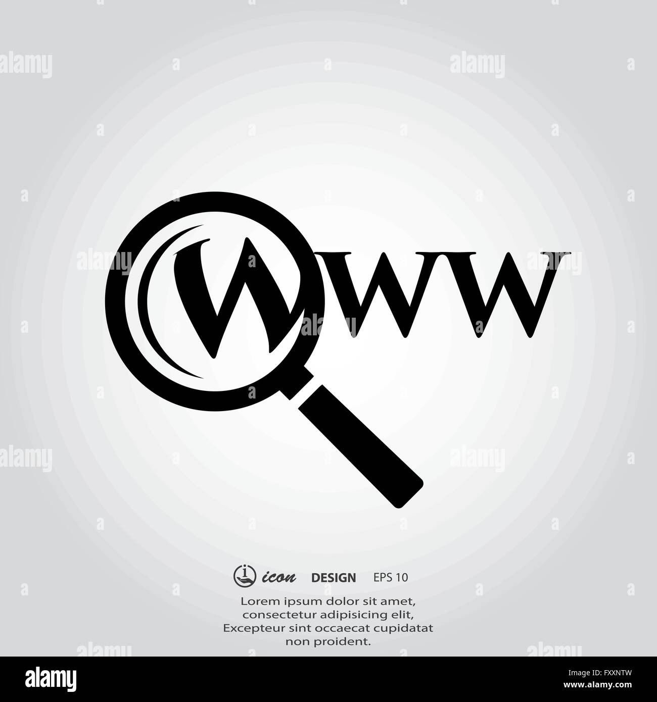 Pictograph of search Stock Vector Image & Art - Alamy