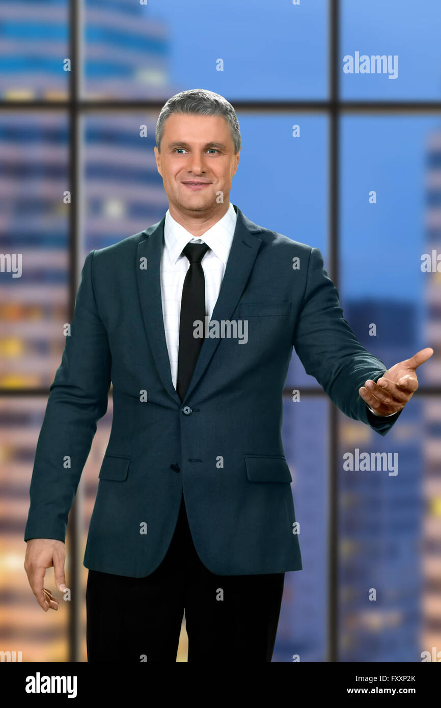 Welcome gesture hi-res stock photography and images - Alamy