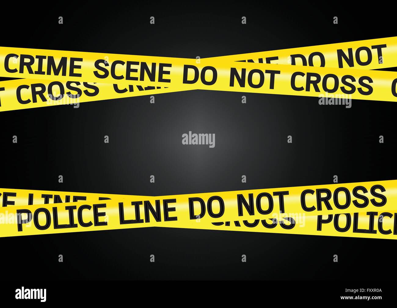 Crime scene danger tapes illustration Stock Vector Image & Art - Alamy