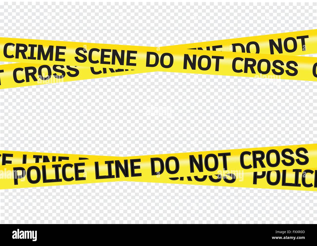 Crime scene danger tapes illustration Stock Vector Image & Art - Alamy