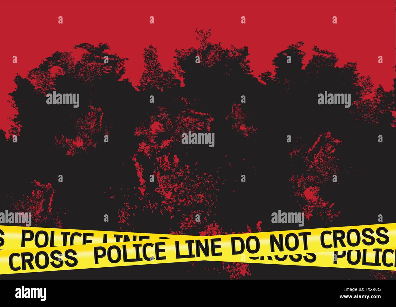 Crime scene danger tapes illustration Stock Vector Image & Art - Alamy