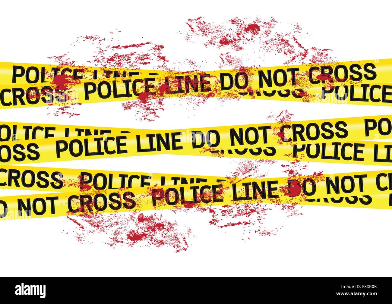 Crime scene danger tapes illustration Stock Vector Image & Art - Alamy