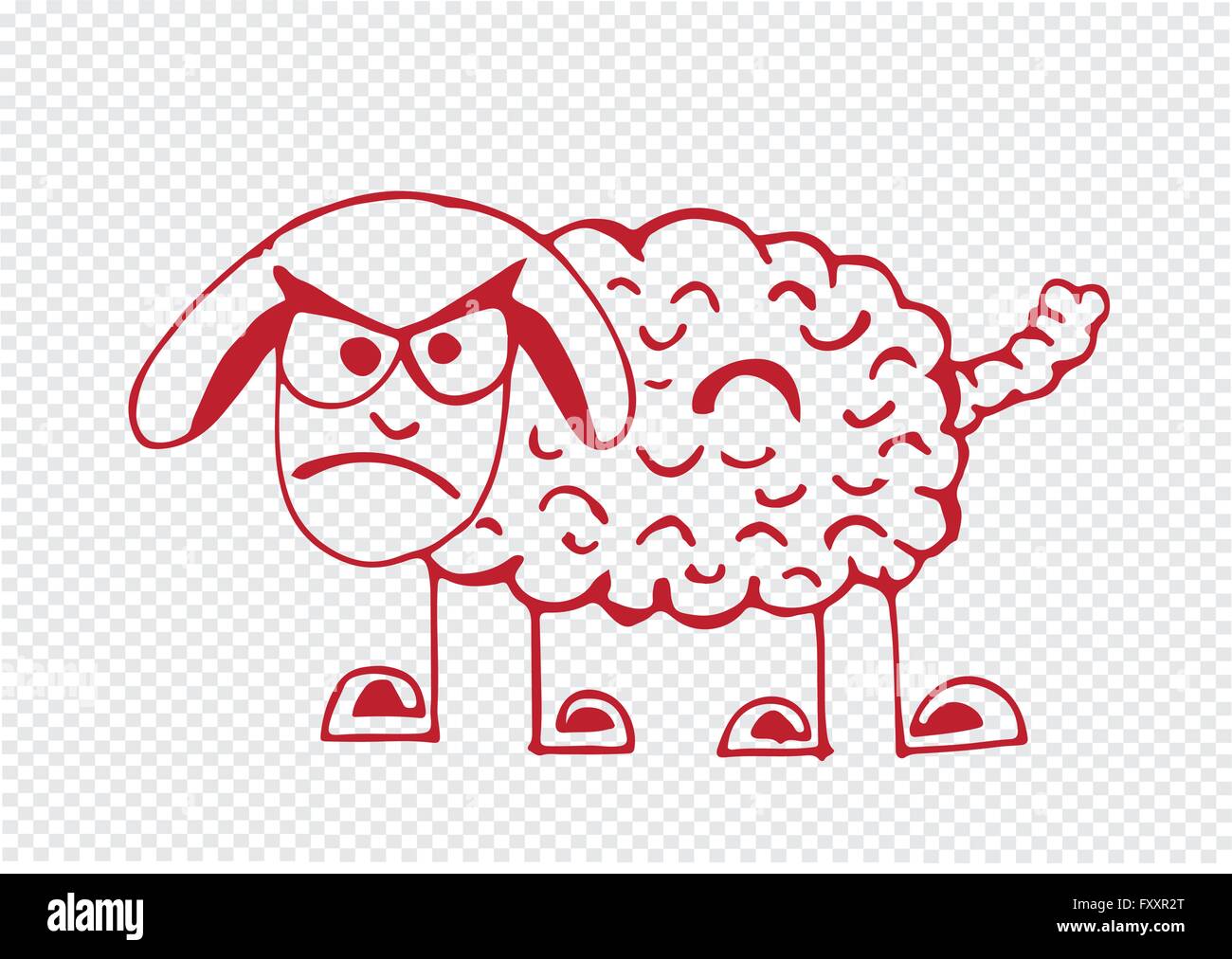 Pen of sheep Stock Vector Images - Alamy