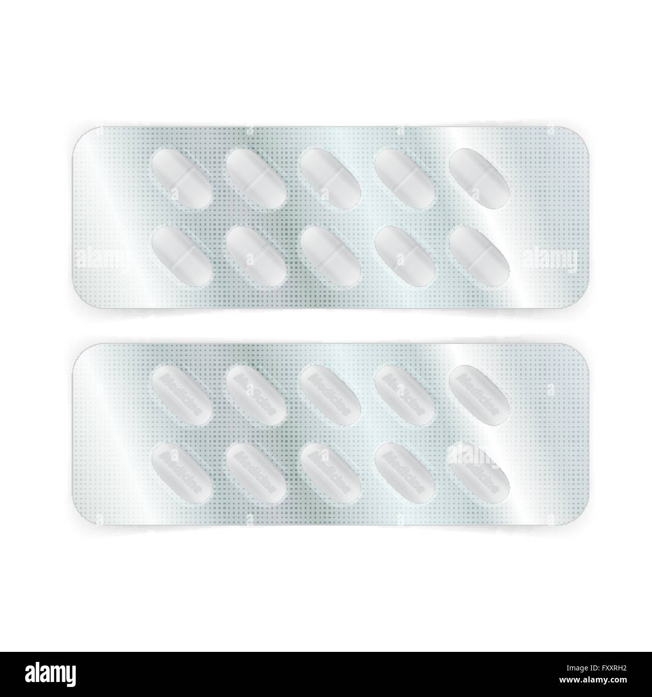 White oval pill Stock Vector Images - Alamy