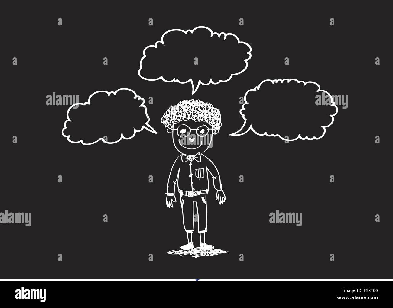 People Thinking Idea on transparent background Stock Vector Image & Art ...